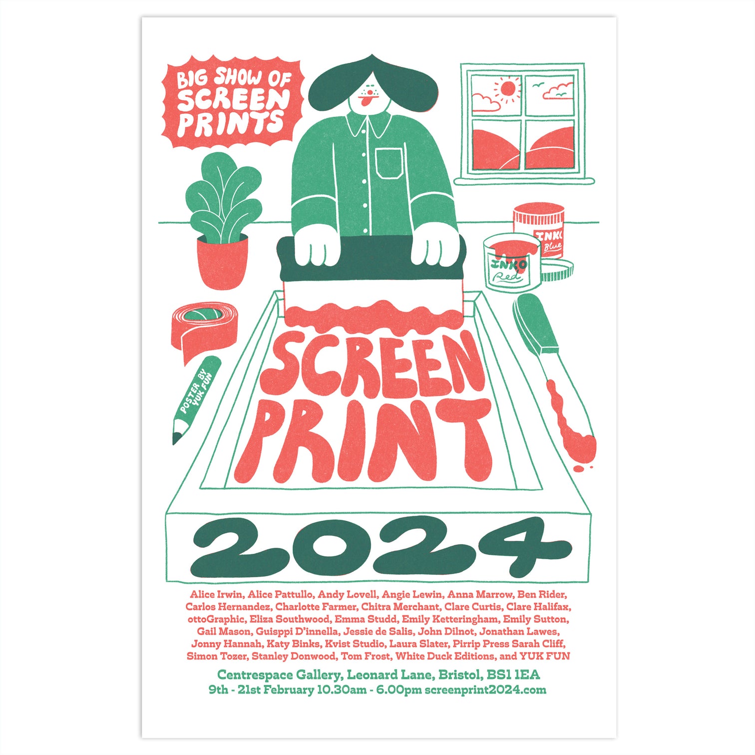 Screen Print 2024 Poster by YUK FUN