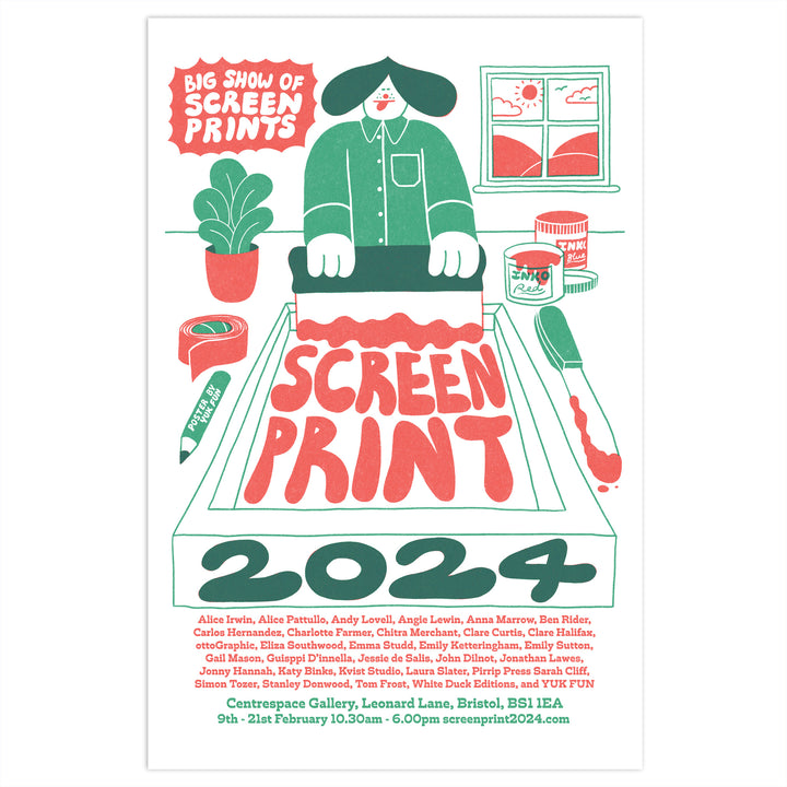Screen Print 2024 Poster by YUK FUN