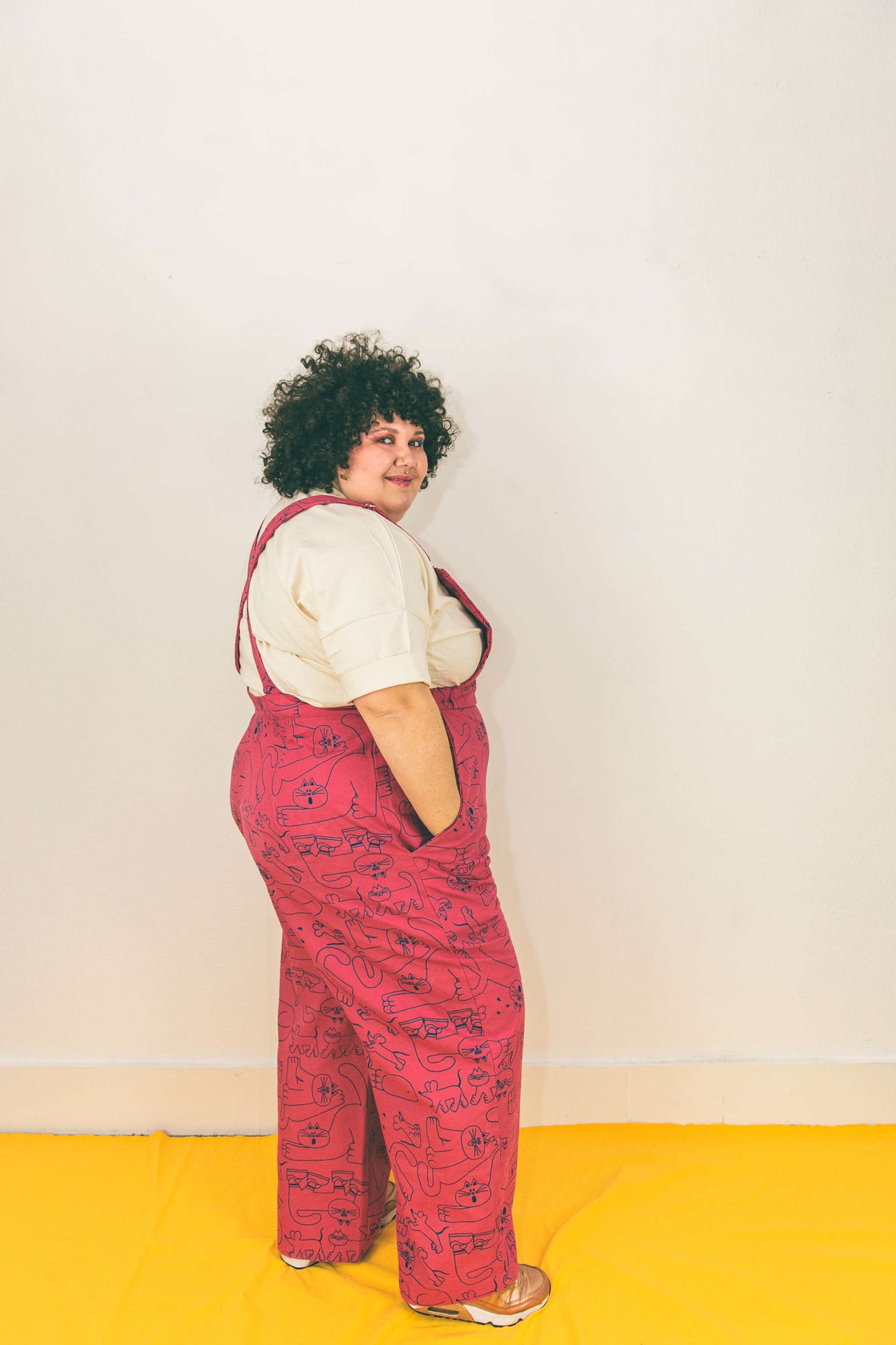 Plus size dungarees made in the UK – YUK FUN